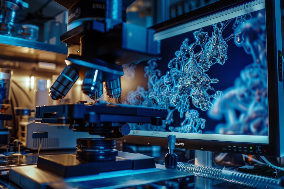 Scanning Electron Microscope in a Physical Lab, Computer Education ...