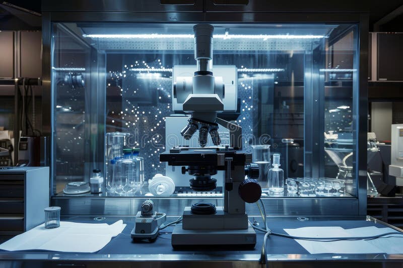 Scanning Electron Microscope in a Physical Lab, Computer Education ...