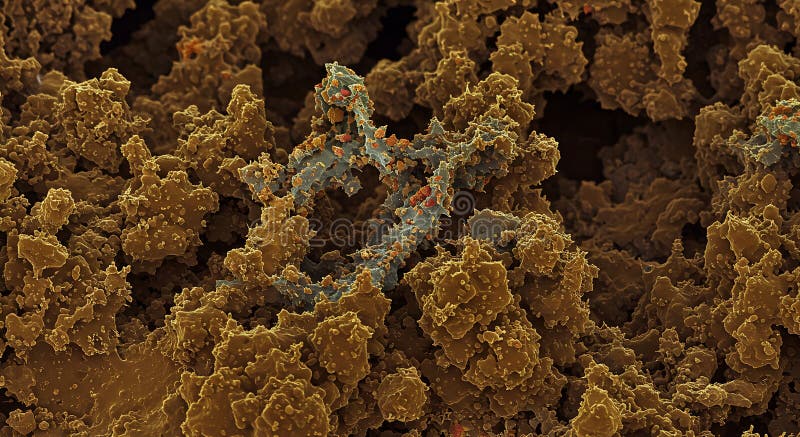 Scanning Electron Microscope (SEM) Image of Complex Agglomerates in a ...