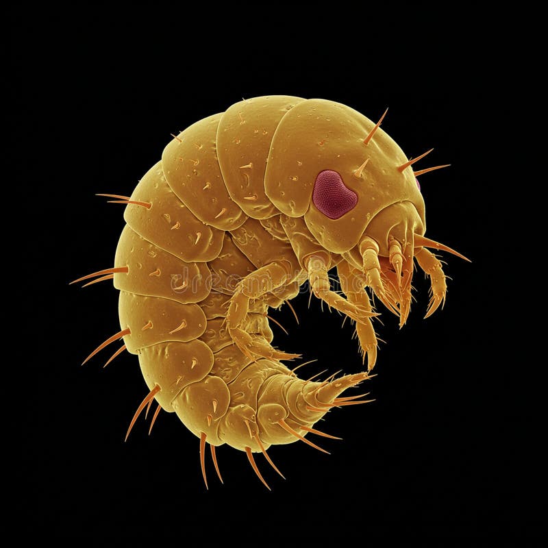 Scanning Electron Microscope (SEM) Image of a Larva. it Displays a ...