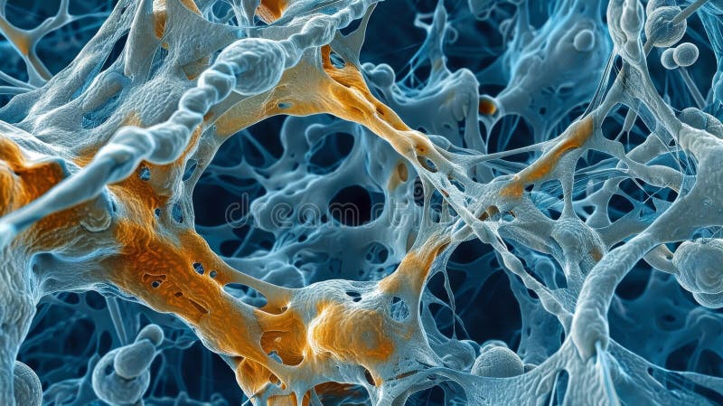 A Scanning Electron Microscopy Image Revealing the Intricate Network of ...