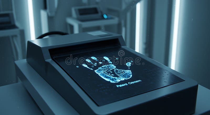 Scanning Handprint Biometric System in a Futuristic Office Setting ...