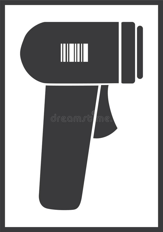 Scanning Icon, QR Code Scanner Black Vector Icon Stock Vector ...