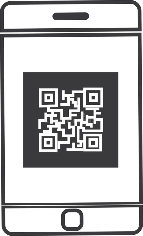 Scanning Icon, QR Code Scanner Black Vector Icon Stock Vector ...