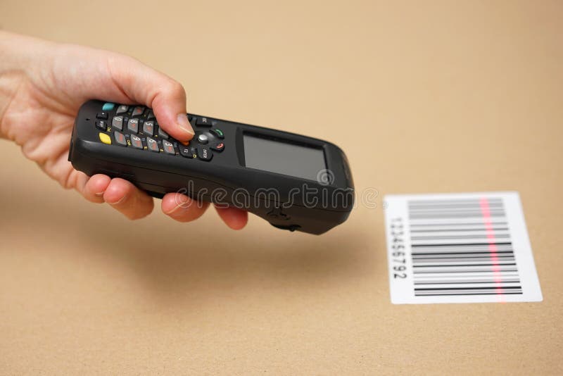 Scanning QR Code with Mobile Smart Phone Stock Photo - Image of hand ...