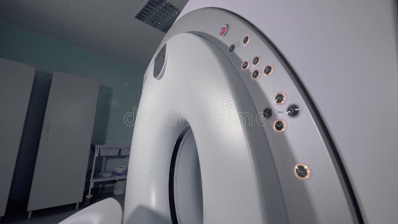 Scanning Machine with Buttons. MRI Scanning Equipment. Stock Footage ...
