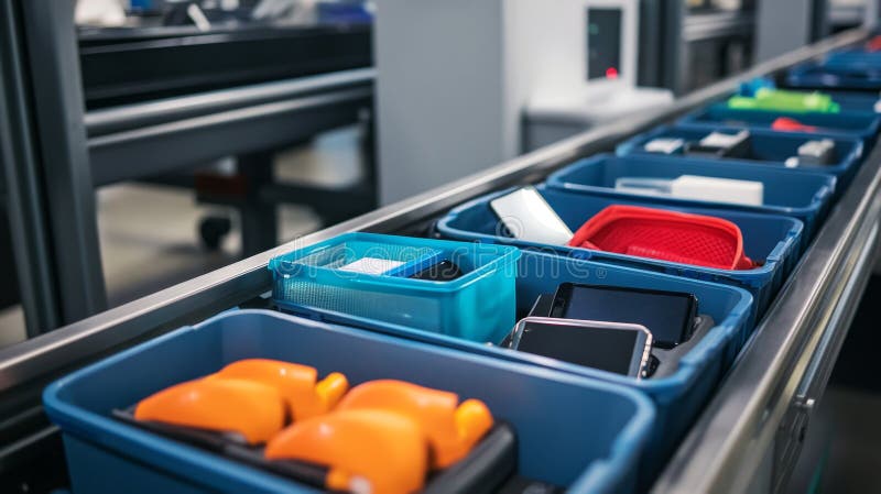 Scanning Process at an Airport with Multiple Containers of Electronic ...