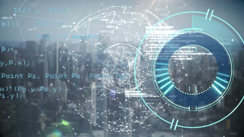 Scanning and Processing Data Stock Footage - Video of design, montage ...