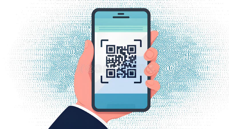 Scanning a QR Code Allows for Quick Access, Payment or Exchange, an ...