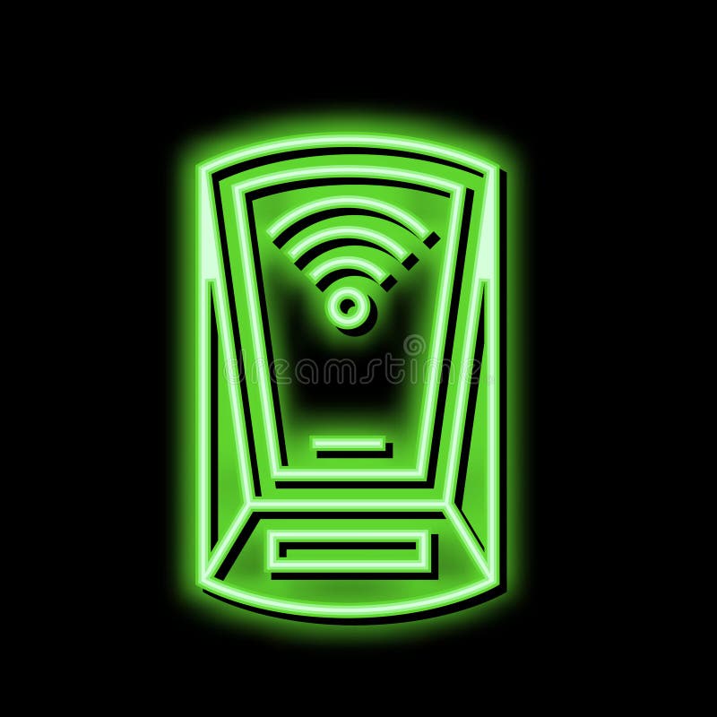 Scanning Rfid Device Neon Glow Icon Illustration Stock Vector ... Scanning Rfid Device Neon Glow Icon Illustration Stock Vector ...