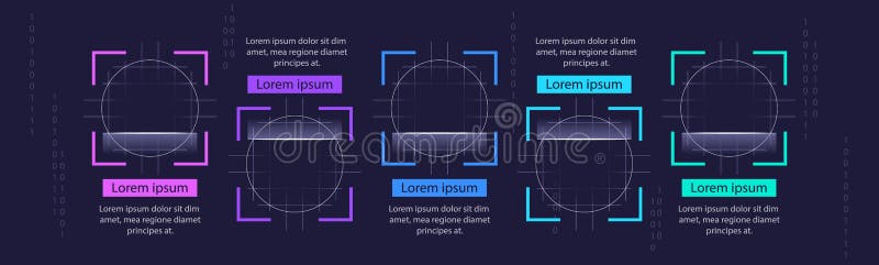 Scanning Technology Infographic Chart Design Template Stock Vector ...