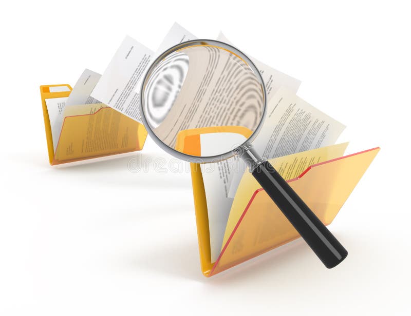 Moving documents. stock illustration. Illustration of concept - 19346709