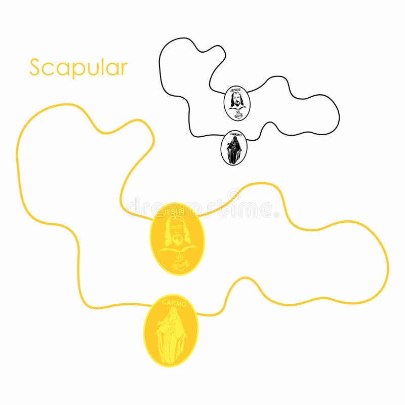 Scapular Stock Illustrations – 188 Scapular Stock Illustrations ...