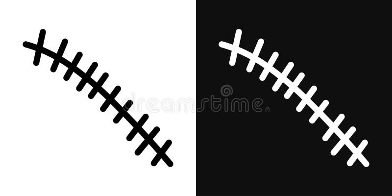 Scar Icon Set. Suture Stitch Keloid Wound Healing Vector Symbol Stock ...