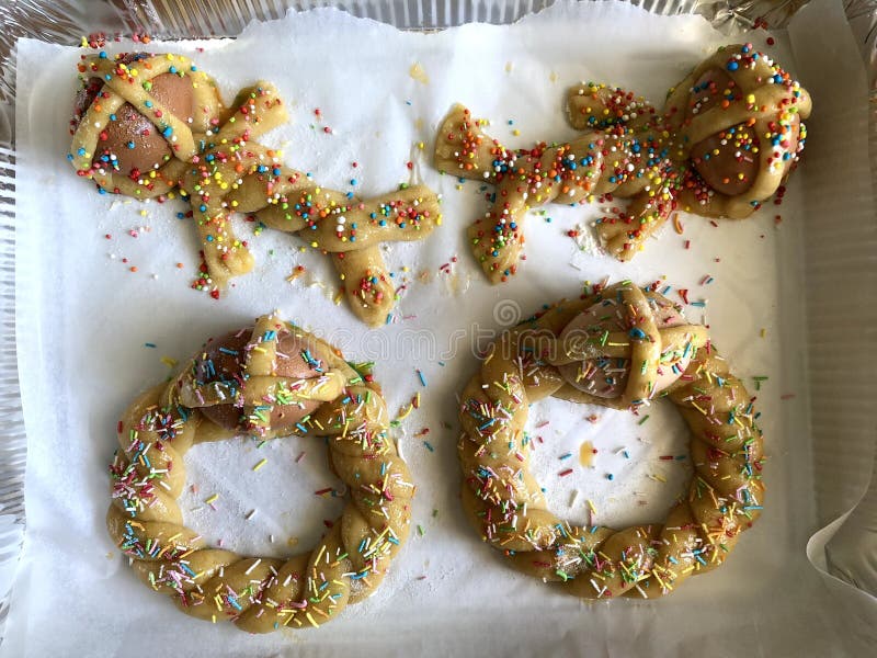 Scarcella, Traditional Easter Pastry Stock Photo - Image of yummy ...