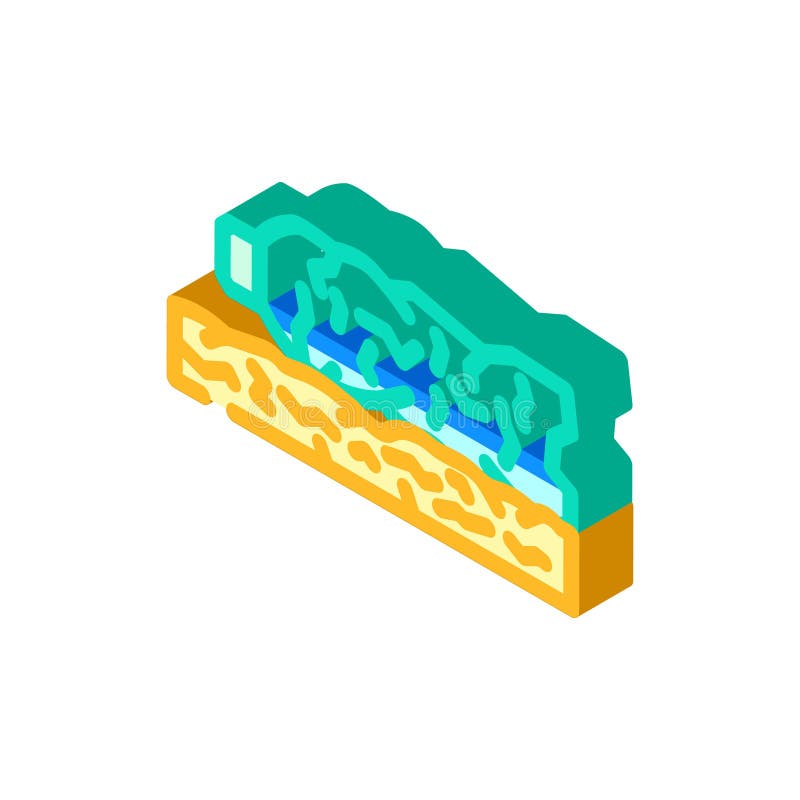 Scarcity Water Saving Isometric Icon Vector Illustration Stock ...