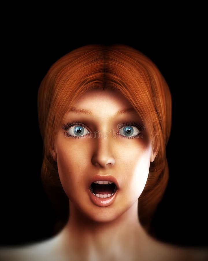 Scared Woman stock photo. Image of fight, halloween, frightened - 598746