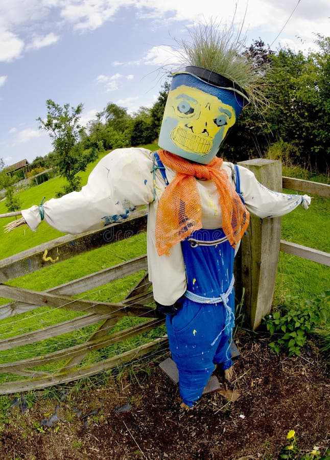 Scarecrow stock image. Image of bird, market, britain - 1355477