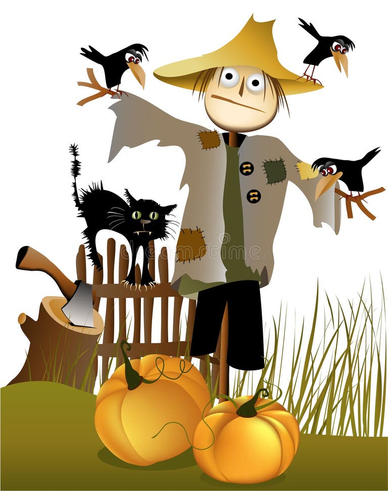 Cat Scarecrow Stock Illustrations – 1,734 Cat Scarecrow Stock ...