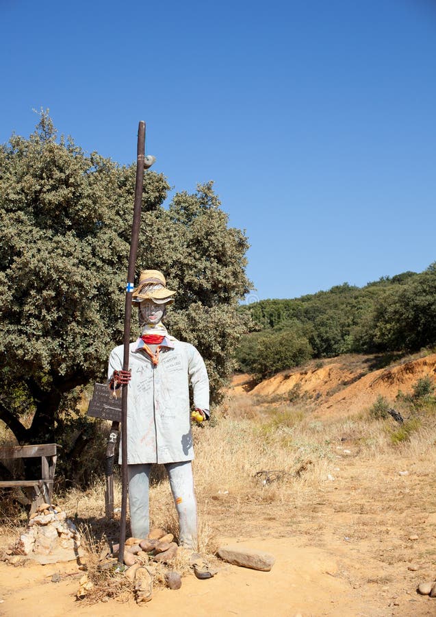 Scarecrow stock photo. Image of sculpture, woods, hobbies - 26620312