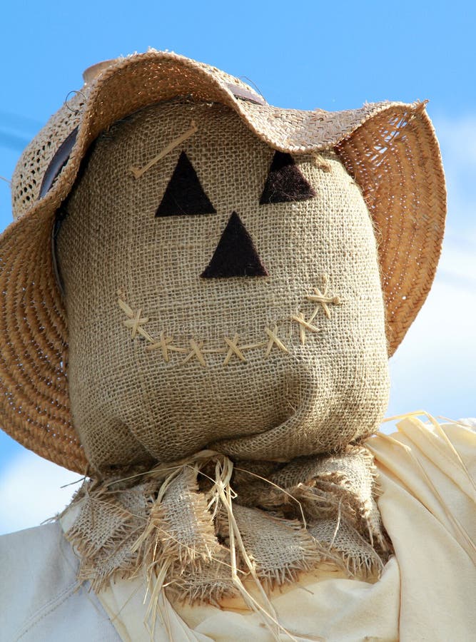 Scarecrow Face stock image. Image of september, closeup - 16124119