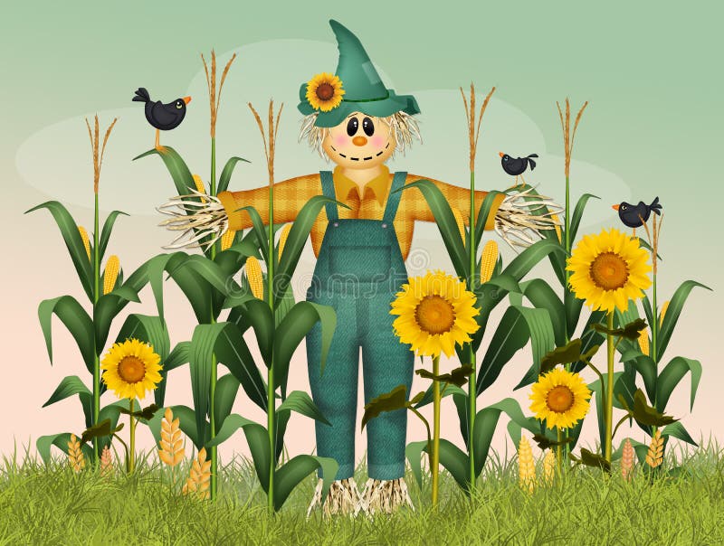 Corn Field Scarecrow Stock Illustrations – 673 Corn Field Scarecrow Stock Illustrations, Vectors ...