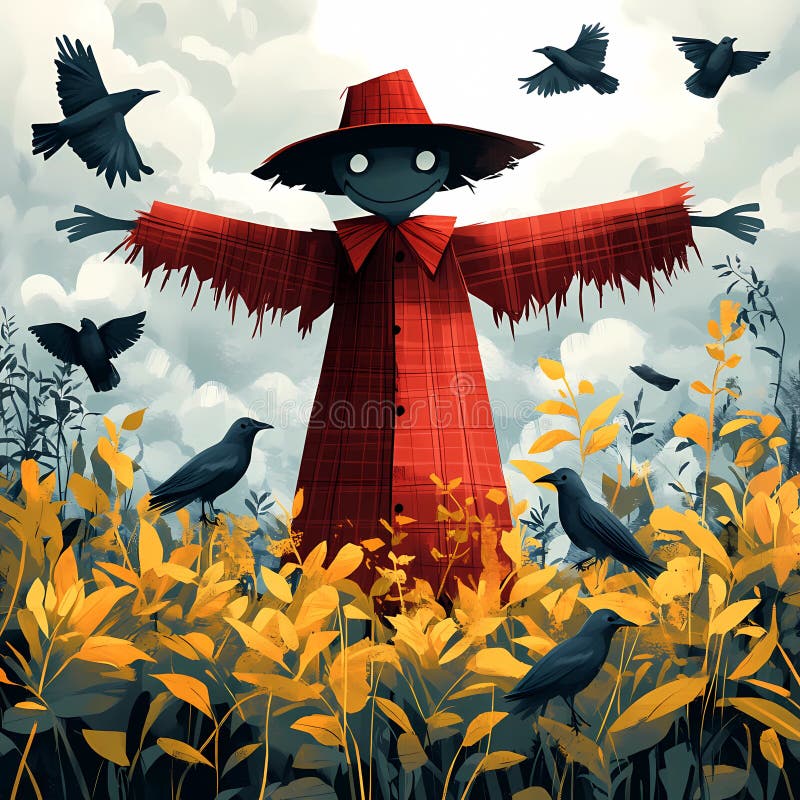 Scarecrow Guarding Cabbage Patch Crows Stock Photos - Free & Royalty-Free Stock Photos from ...