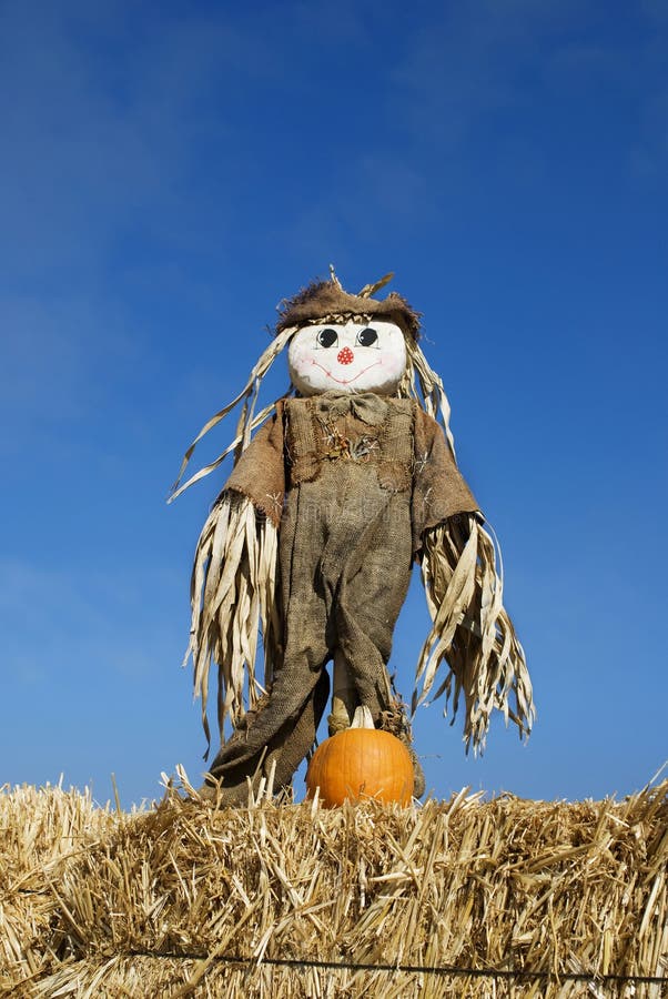 Scarecrow stock photo. Image of autumn, children, patch - 76486298