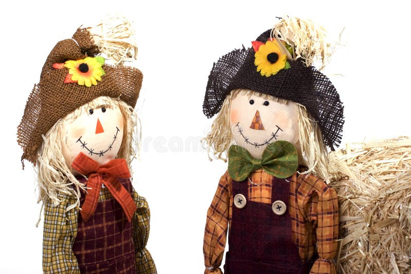 Scarecrows stock image. Image of white, fall, item, thanksgiving - 1317389