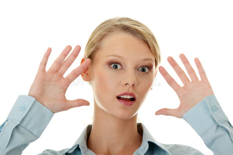 Scared stock image. Image of face, girl, cute, fashion - 16188147