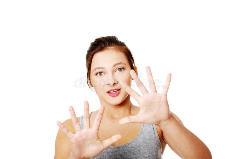 Scared stock image. Image of caucasian, fashion, natural - 21478851