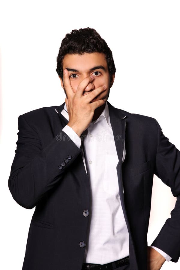 Scared stock photo. Image of studio, waiting, business - 26032292