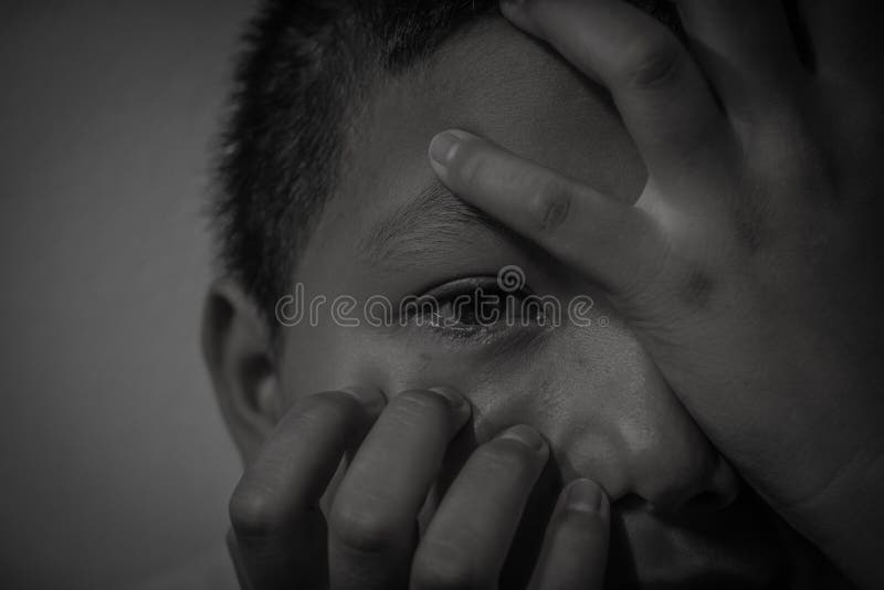 Scared and alone stock photo. Image of child, person - 58013440