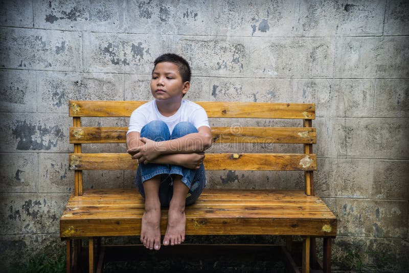 Scared and alone stock image. Image of person, depression - 58014193