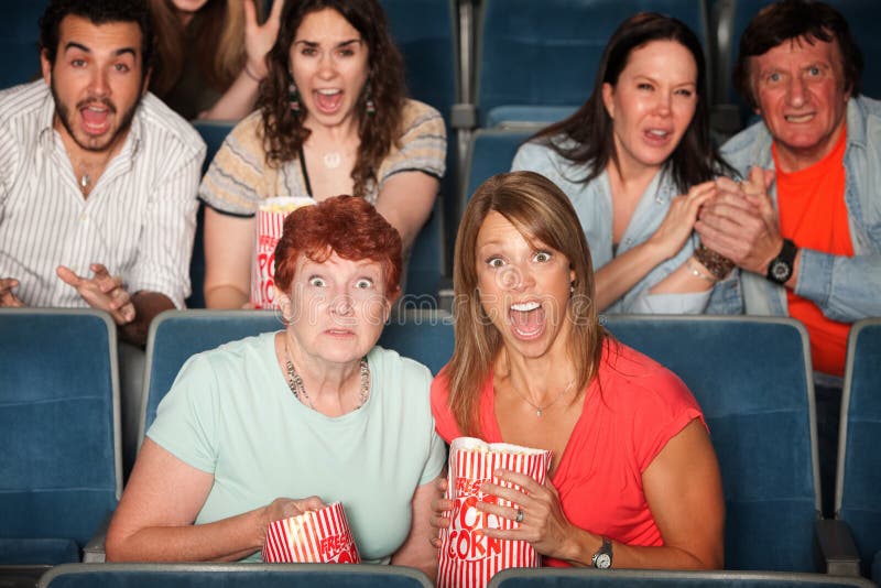 Scared Audience stock photo. Image of face, pairs, grandstand - 23221410