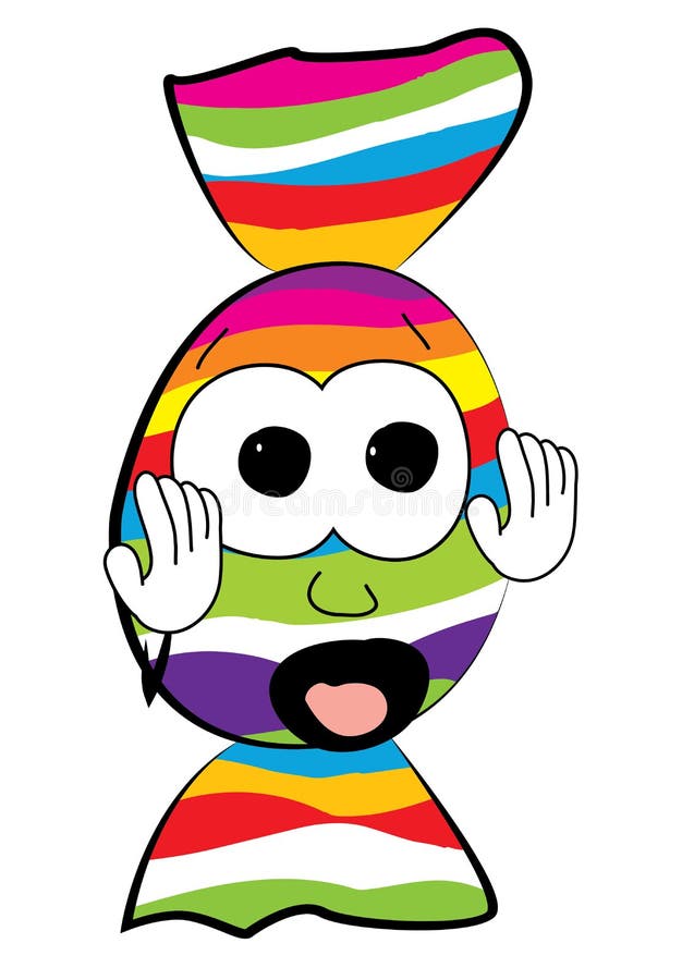 Scared Candy Cartoon Vector Illustration Stock Illustrations – 666 ...