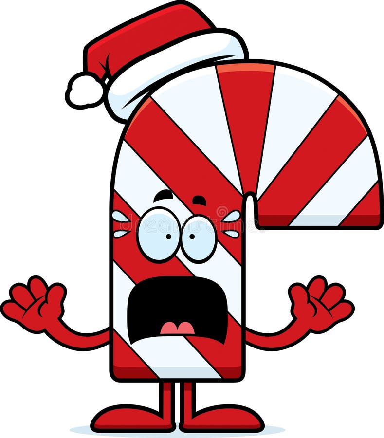 Scared Santa Claus stock vector. Illustration of fear - 14533321