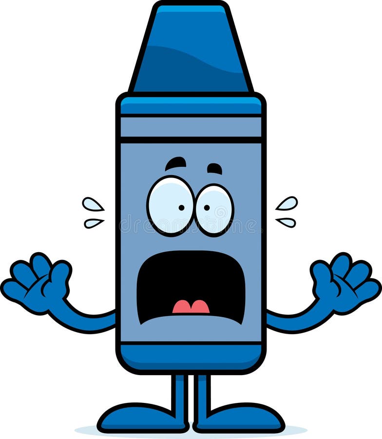 Cartoon Crayon Idea stock vector. Illustration of illustration - 53353374