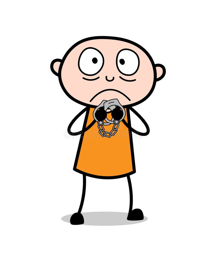 Cartoon Criminal Running with Gun Vector Stock Illustration ...