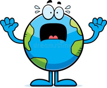 Scared Cartoon Earth Stock Illustrations – 140 Scared Cartoon Earth ...