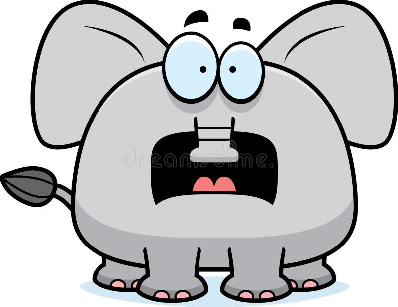 Scared Elephant Stock Illustrations – 113 Scared Elephant Stock ...