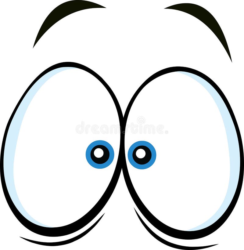 Scared Eyes Cartoon