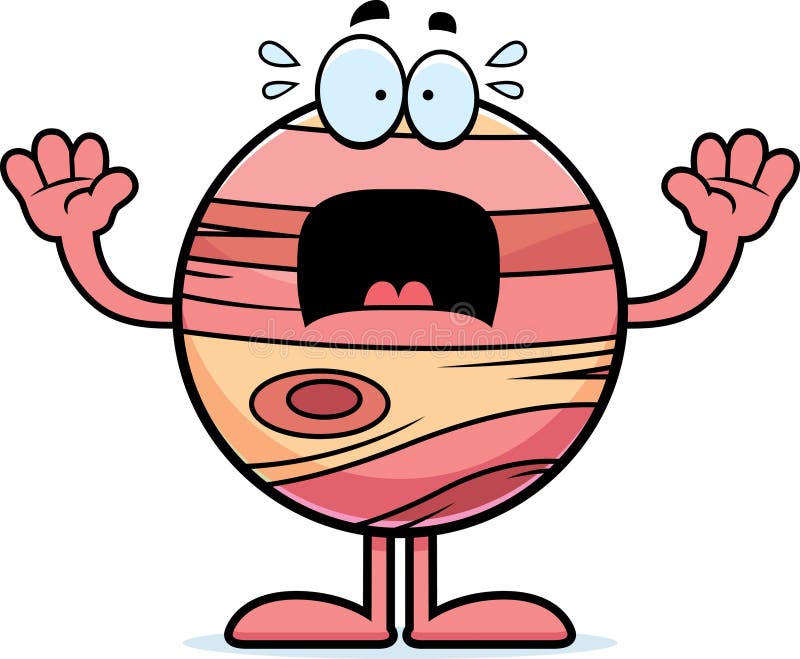 Sad Cartoon Jupiter stock vector. Illustration of solar - 47066035