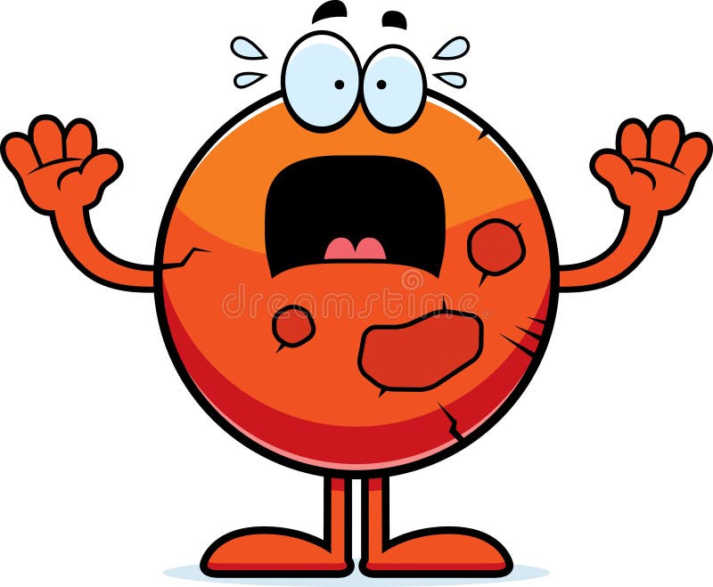 Sad Cartoon Mars stock vector. Illustration of system - 47066058