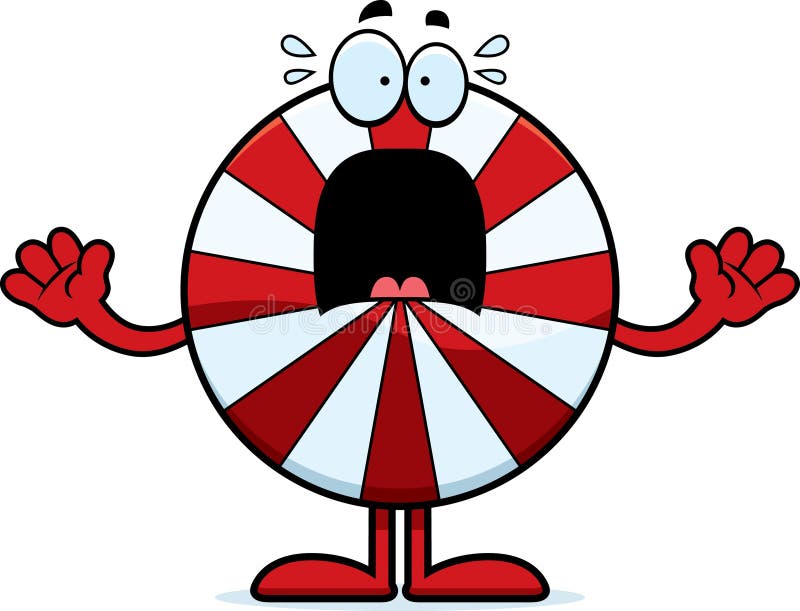 Cartoon Peppermint Candy Icon Isolated On White Background Stock Vector ...