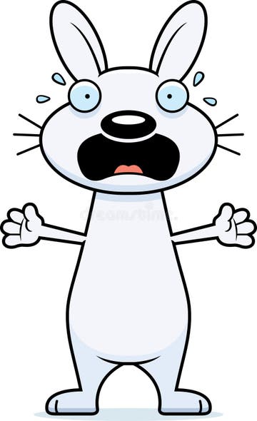 Scared Rabbit Stock Illustrations – 368 Scared Rabbit Stock ...