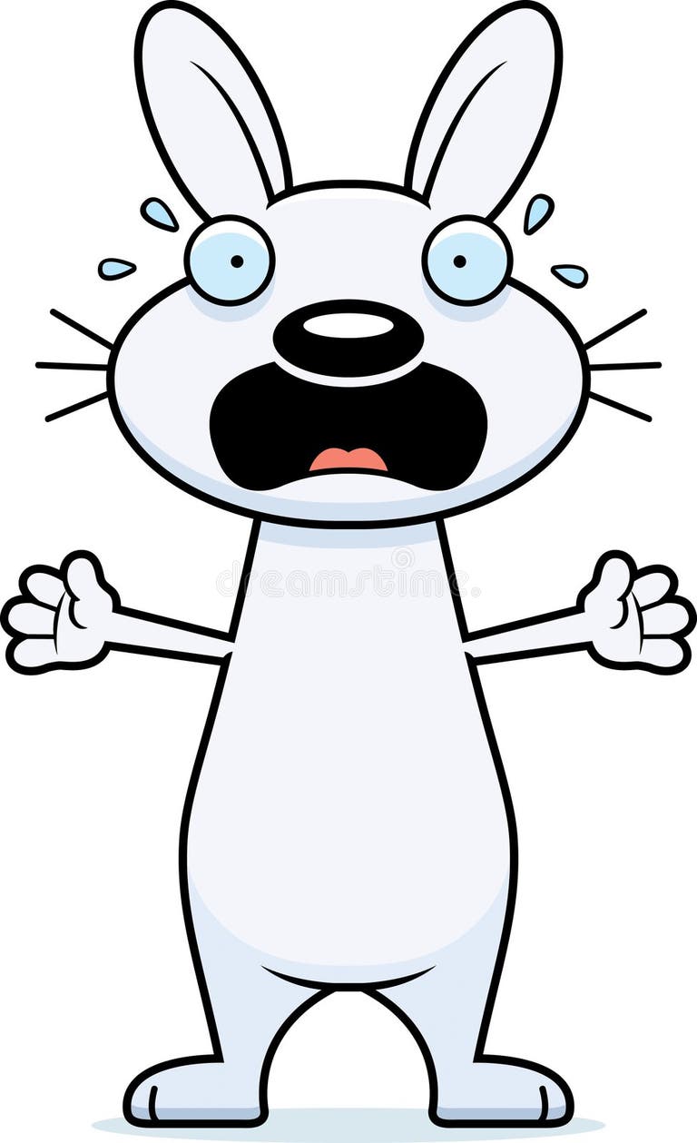 Scared Rabbit Stock Illustrations – 368 Scared Rabbit Stock ...
