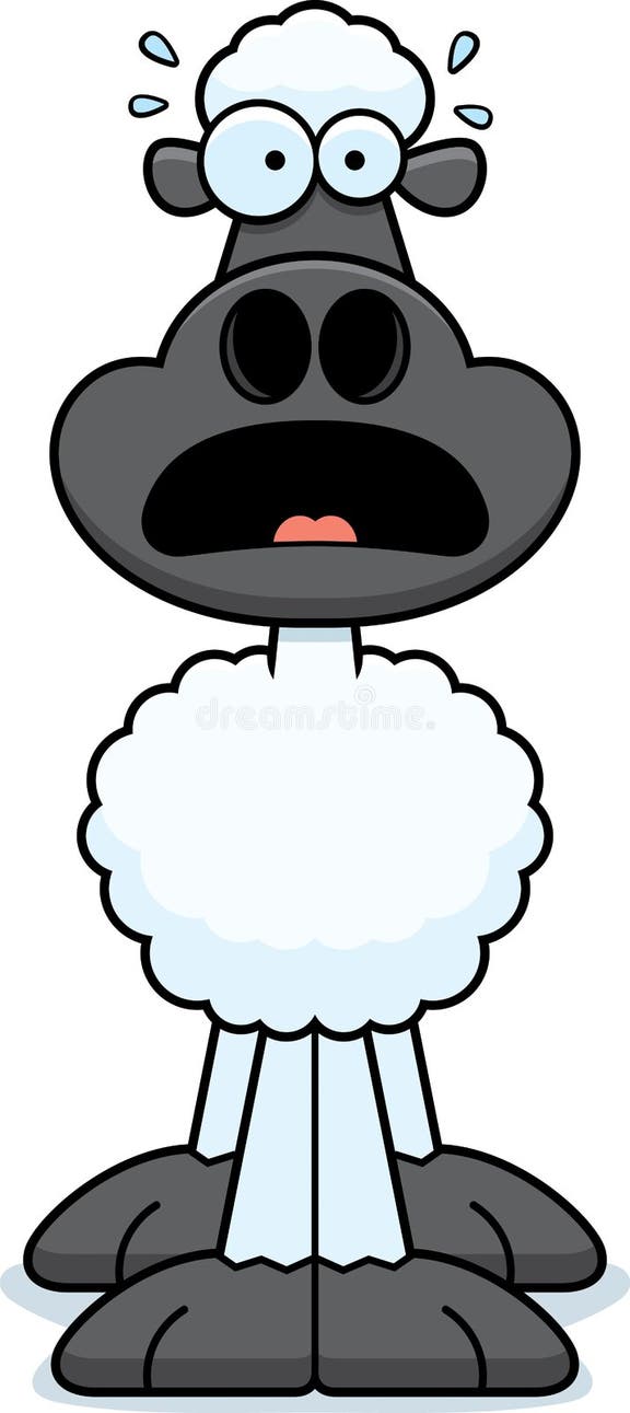 Scared Sheep Cartoon Stock Illustrations – 80 Scared Sheep Cartoon ...