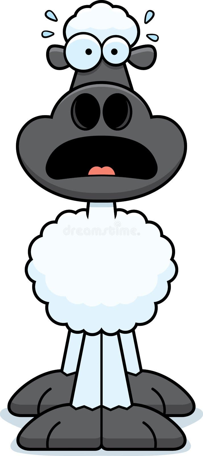Scared Sheep Cartoon Stock Illustrations – 80 Scared Sheep Cartoon ...