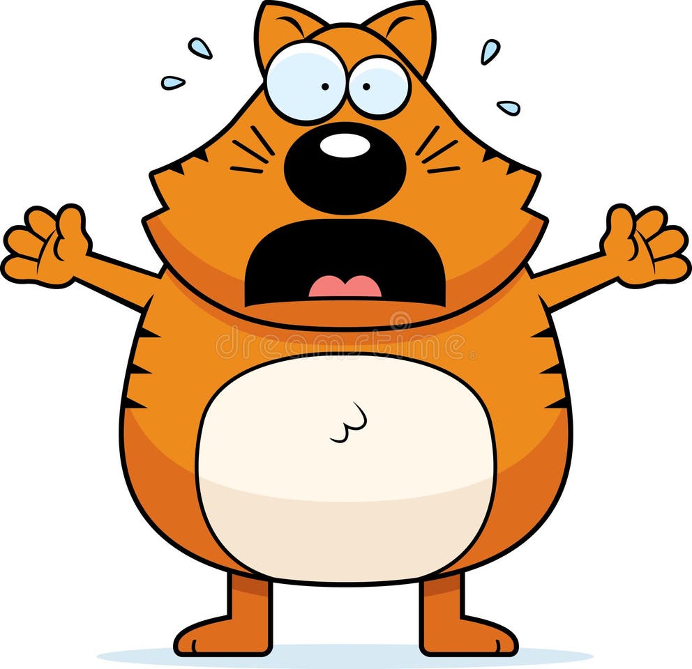 Scared Cartoon Cat Stock Illustrations – 1,663 Scared Cartoon Cat Stock ...